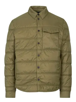 Aztech Mountain Loge Peak Quilted Shirt Jacket - Green