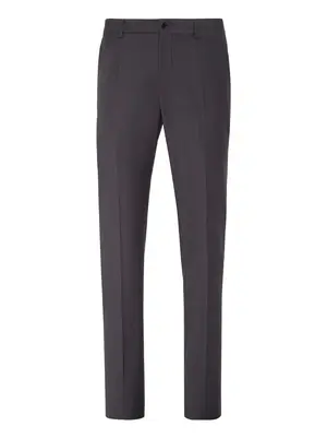 Philipp Plein Pressed-crease Tailored Trousers - Black