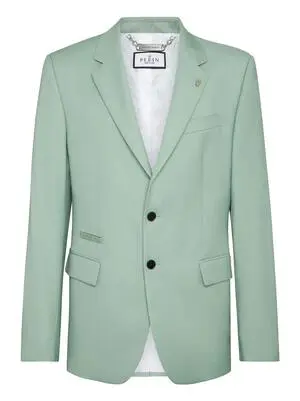 Philipp Plein Gigolò Fit Virgin Wool Blazer - Green