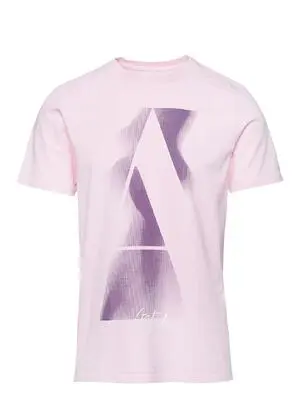 Aztech Mountain Altitude Logo-print Cotton T-shirt - Pink