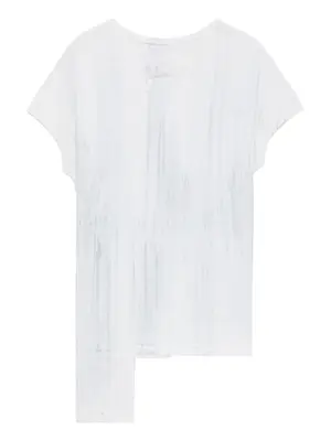 Y’s Asymmetric-hem T-shirt - White