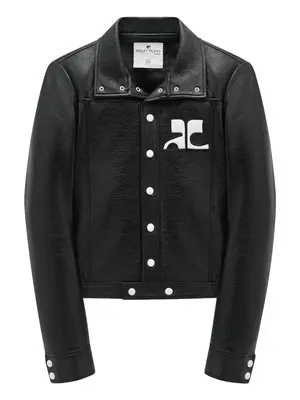 COURREGES Reedition Vinyl Jacket - Black