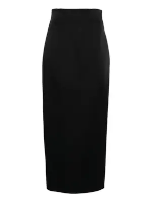 Khaite The Loxley High-waisted Skirt - Black