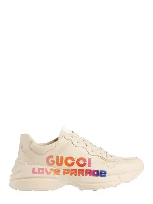 Gucci Pablo Delcielo X Rhyton 'love Parade' Sneakers - Cream