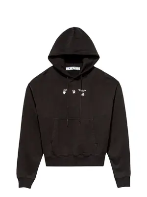 Off-White Marker Over Hoodie - Black