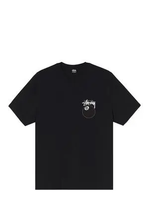 StÜssy 8 Ball Pigment Dyed Tee - Black