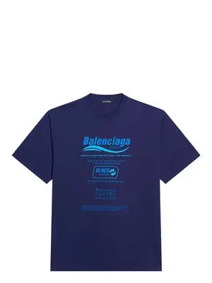 Balenciaga Boxy T-shirt - Blue