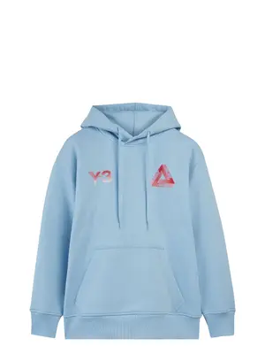 Y3 X Palace Logo Hoodie - Blue