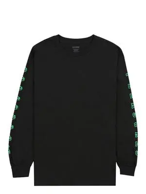 PLEASURES Sign Long-sleeve - Black