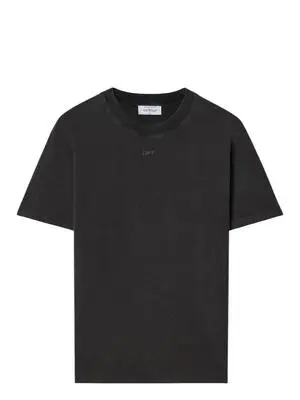 Off-White Super Moon Arrow Slim Short-sleeve Tee /multicolor - Black