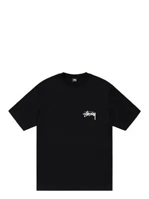 StÜssy Burning Stock Tee - Black