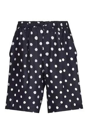 Marni Dot Print Shorts - Black