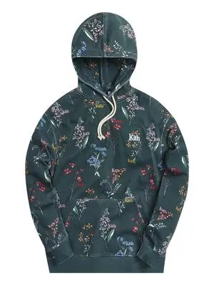 Kith Botanical Floral Williams Iii Hoodie - Green