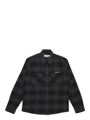 OFF-WHITE Outline Arrows Flannel Shirt