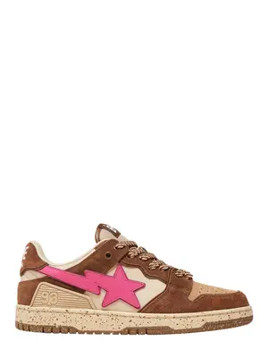 A BATHING APE Sk8 Sta #6 Sneakers - Brown