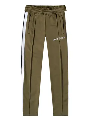 Palm Angels Slim Track Pants 'military/white - Green