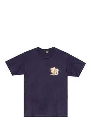 StÜssy Desert Bloom Tee 'navy - Blue