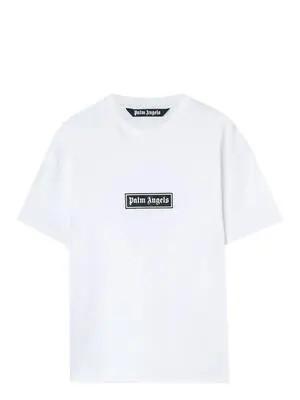 Palm Angels Gd Box Logo Tee - White