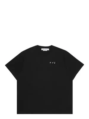 Off-White Caravag Paint Over Short-sleeve Tee - Black