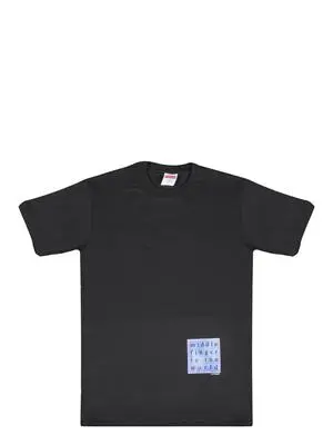 Supreme Middle Finger To The World T-shirt - Black