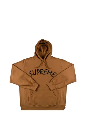 Supreme Ftp Arc Hooded Sweatshirt - Brown