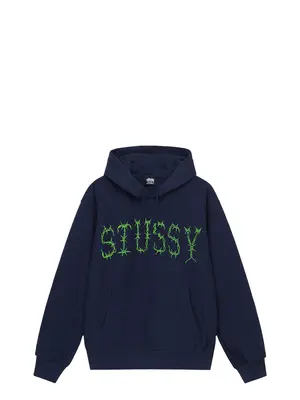 StÜssy Barb Hooded Sweatshirt - Blue