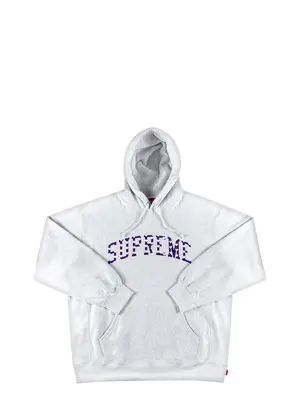 Supreme Hearts Arc Hooded Sweatshirt - Grey