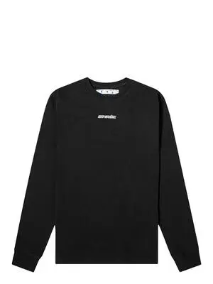 Off-White Marker Long-sleeve Tee /red - Black