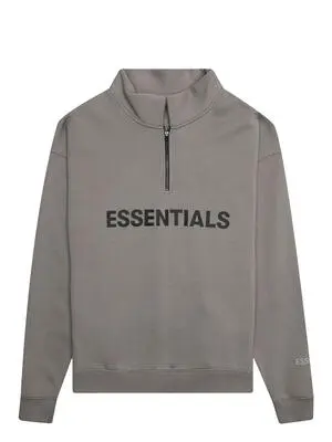 Fear Of God Mockneck Half Zip - Grey
