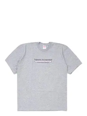 Supreme Inc. T-shirt 'heather Grey' Grey