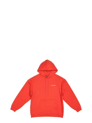 Balenciaga Medium Fit Hoodie - Red