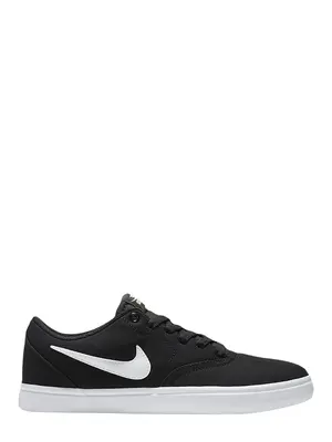 Nike Check Solarsoft Canvas Sb Sneakers - Black