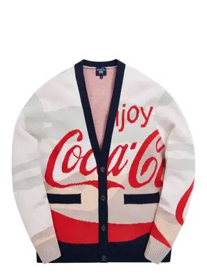 Kith X Coca-cola X Mitchell & Ness Coke Mountains Cardigan - Multicolor