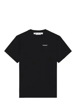 Off-White Arrows Logo Print Tee - Black