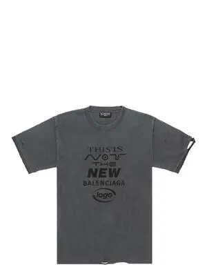 Balenciaga Organic Cotton Tee - Black