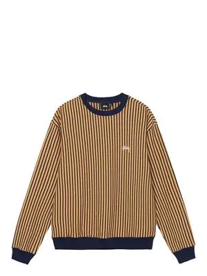 StÜssy Vertical Striped Long-sleeve 'navy - Blue
