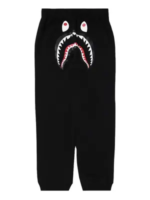 A BATHING APE Shark Sweat Pants - Black