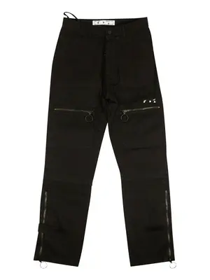 Off-White Logo Slim Cargo Pants - Black