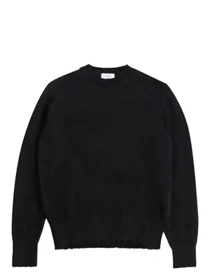 Off-White Mohair Arrow Knit Crewneck - Black