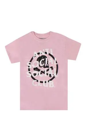 ANTI SOCIAL SOCIAL CLUB X Neighborhood Cambered T-shirt - Pink