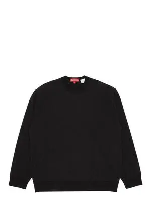 Supreme Metallic Long-sleeve Top - Black