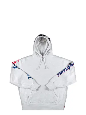 Supreme Multi Logo Hooded Sweatshirt - Grey