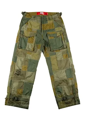 Supreme X Junya Watanabe Patchwork Cargo Pants - Green