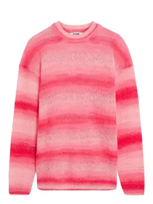 RE/DONE Striped Knitted Sweater - Pink