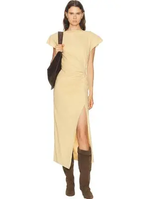 Isabel Marant Nadela Dress - Dusky Yellow