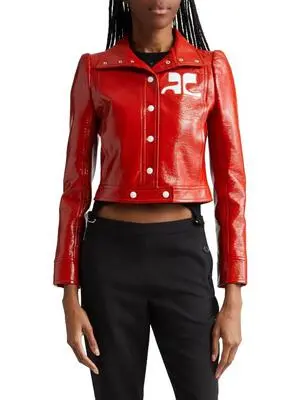 COURREGES Courrèges Re-edition Vinyl Jacket Heritage Red