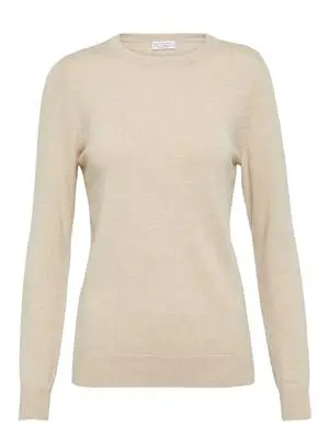 Brunello Cucinelli Cashmere Sweater - Beige