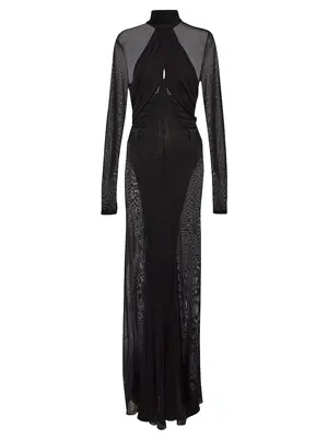 Isabel Marant Rimma Semi-sheer Gown - Black