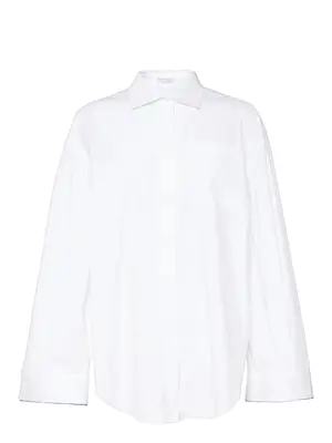 Brunello Cucinelli Cotton-blend Shirt - White