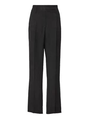 Brunello Cucinelli Twill Straight Pants - Black